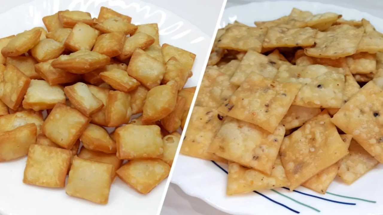 चीज़ शंकरपाळी आणि मसाला खारे शंकरपाळी रेसिपी | Cheese Shankarpali ...