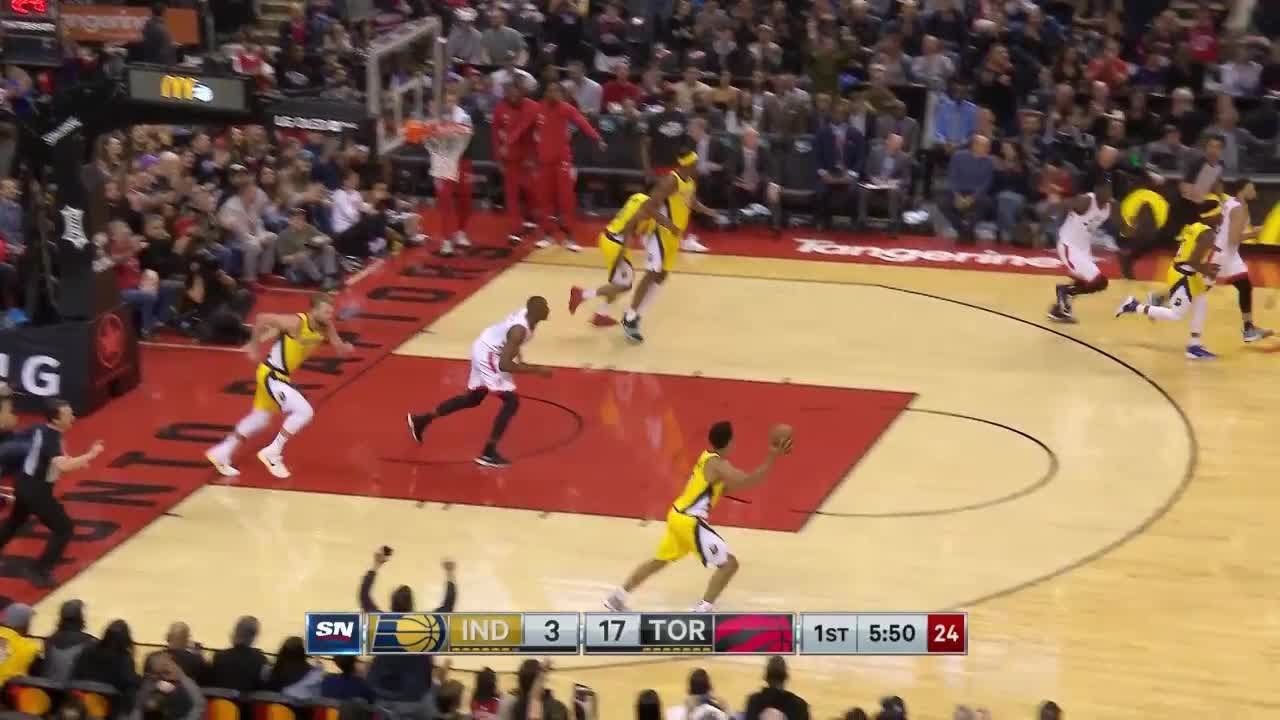 1st Quarter, One Box Video: Toronto Raptors vs. Indiana Pacers - YouTube
