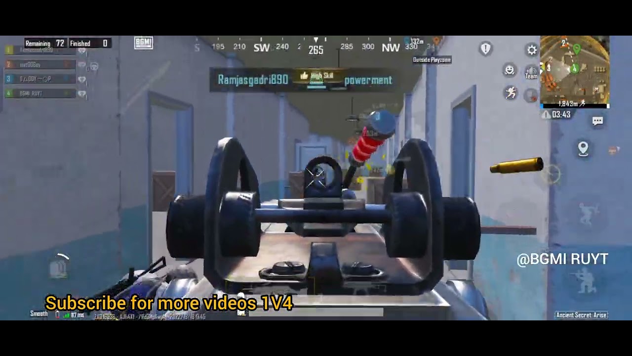 Poseidon X - Suit team 1V4 @bgmi ruyt - YouTube