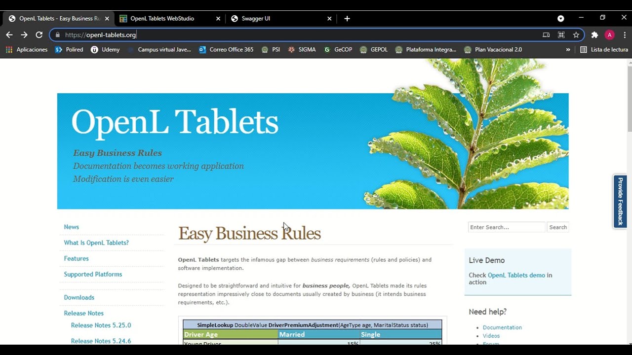 Explicación técnica - configuración y despliegue de Openl Tablets con BonitaSoft - YouTube