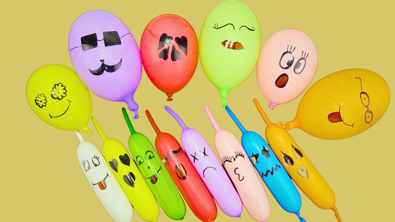 Slime Unboxing Balloons and PIIPING BAG AND BALLOON into Satisfying ...