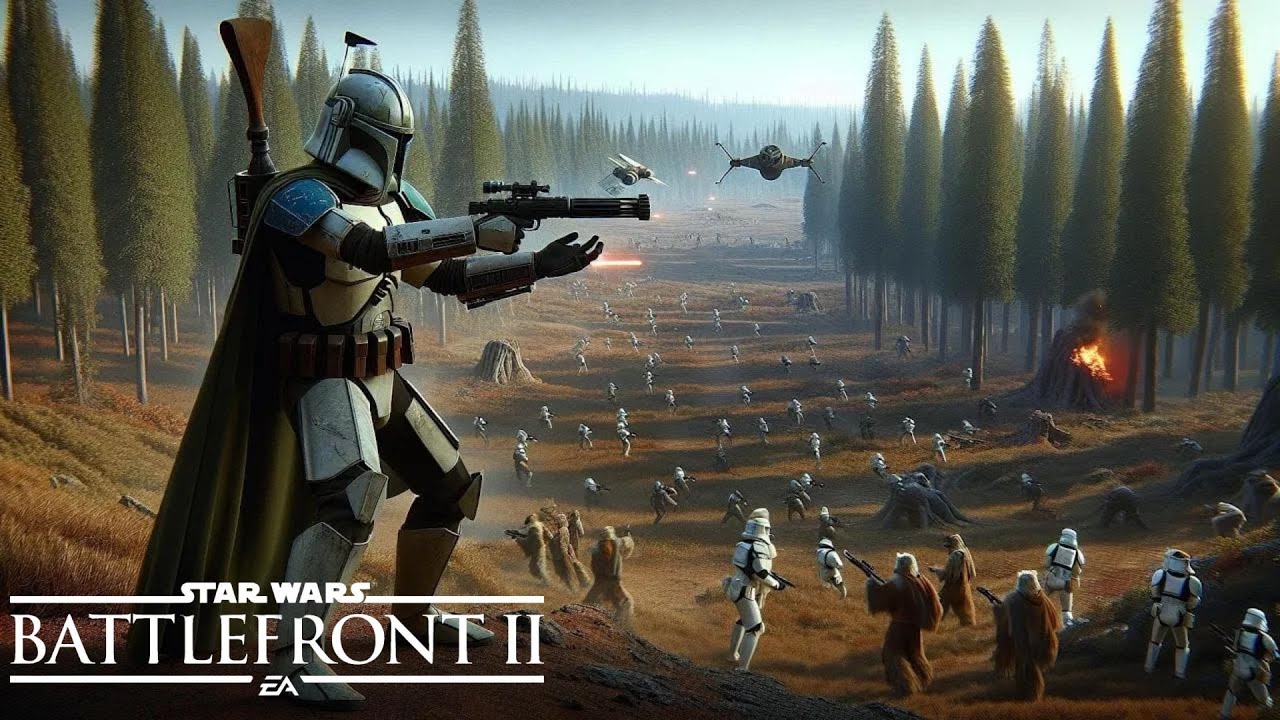 Star Wars Battlefront II Ewok Hunt Part 1 - YouTube