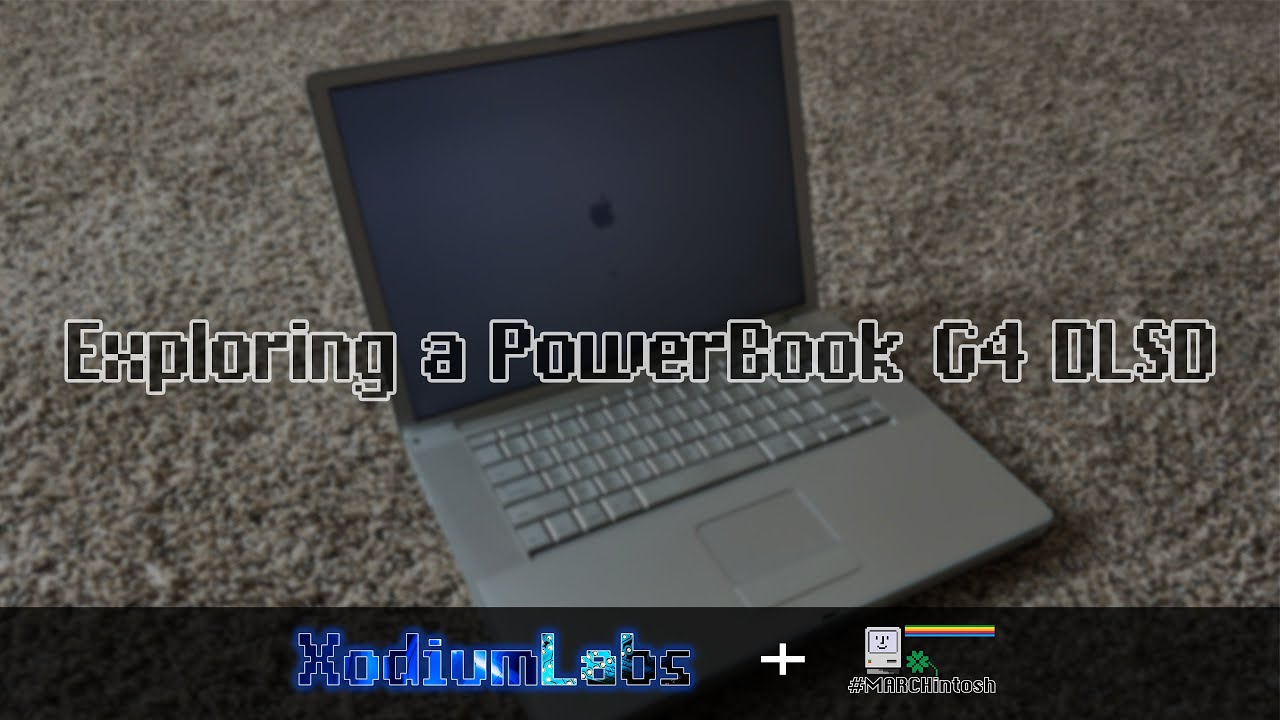 An overview and test of a PowerBook G4 (DLSD) | #MARCHintosh 2024 - YouTube