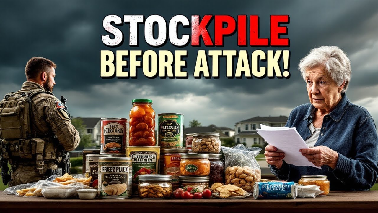 12 Grocery Products To STOCKPILE Before The US Is Attacked! - YouTube