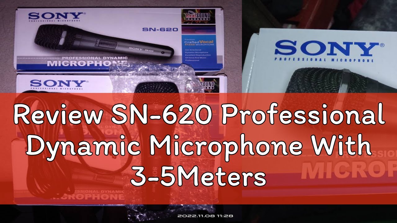 Review SN-620 Professional Dynamic Microphone With 3-5Meters Mic Chord ...