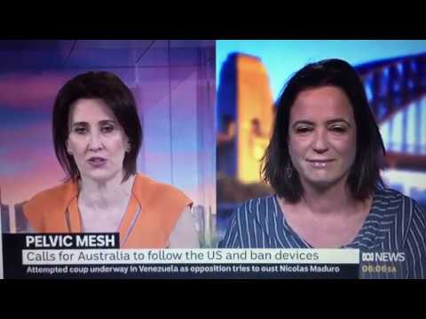 Mesh Injured Australia's President Justine Watson talks with ABC ...