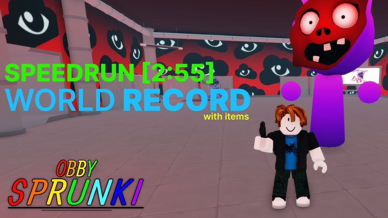 I Tried To SPEEDRUN SPRUNKI OBBY - ROBLOX Escape the SPRUNKI Obby - YouTube