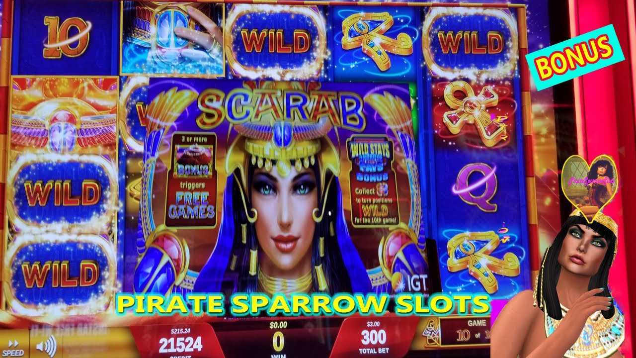 Scarab Slot Machine Bonus IGT BIG BONUS - YouTube
