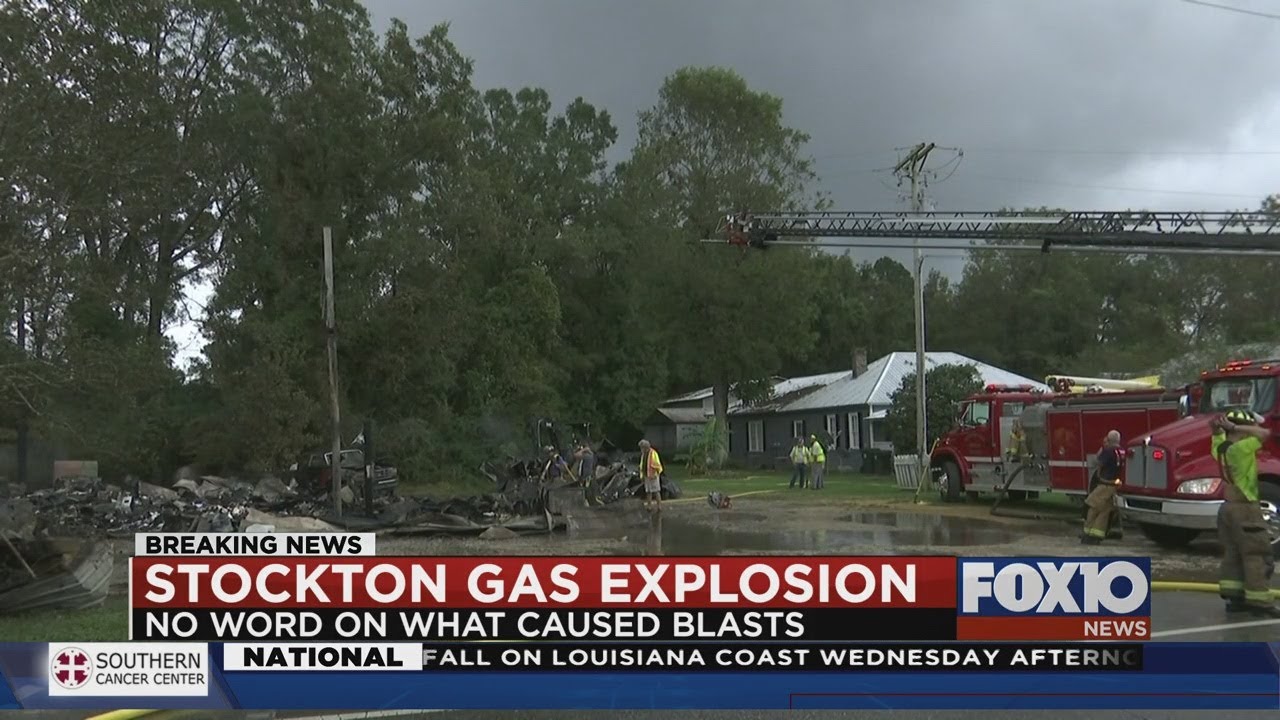 Explosion at Stockton Gas - YouTube