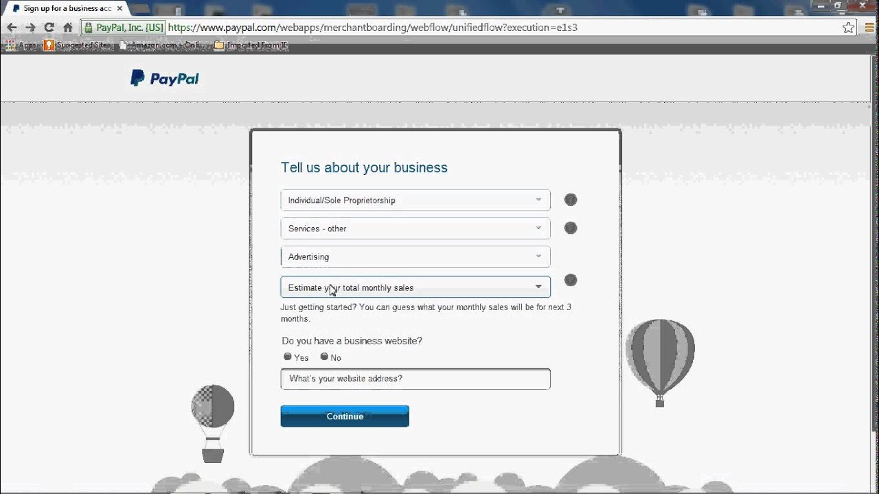 Create A Business PayPal Account - YouTube