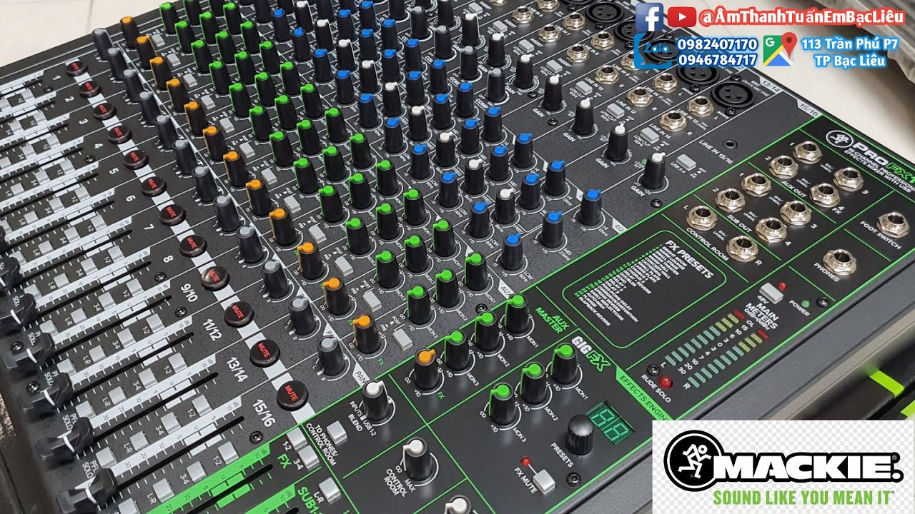 Mixer Mỹ Tiếng Hay Chuyên Nghiệp Gửi A Khách Sài Gòn MACKIE PRO FX16 V3 ...