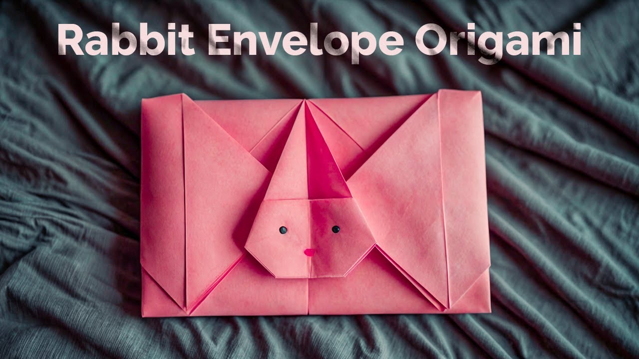 How to create bunny rabbit Envelopes for Cards & Gifts - YouTube