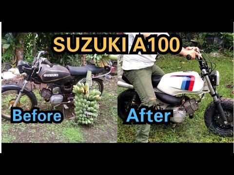 Review SUZUKI A100 modif mini bike - YouTube