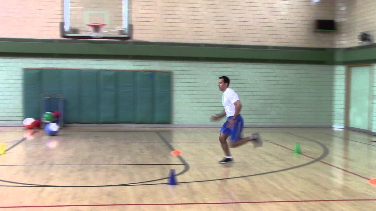 Burpee to Sprint w/360 Turn - YouTube