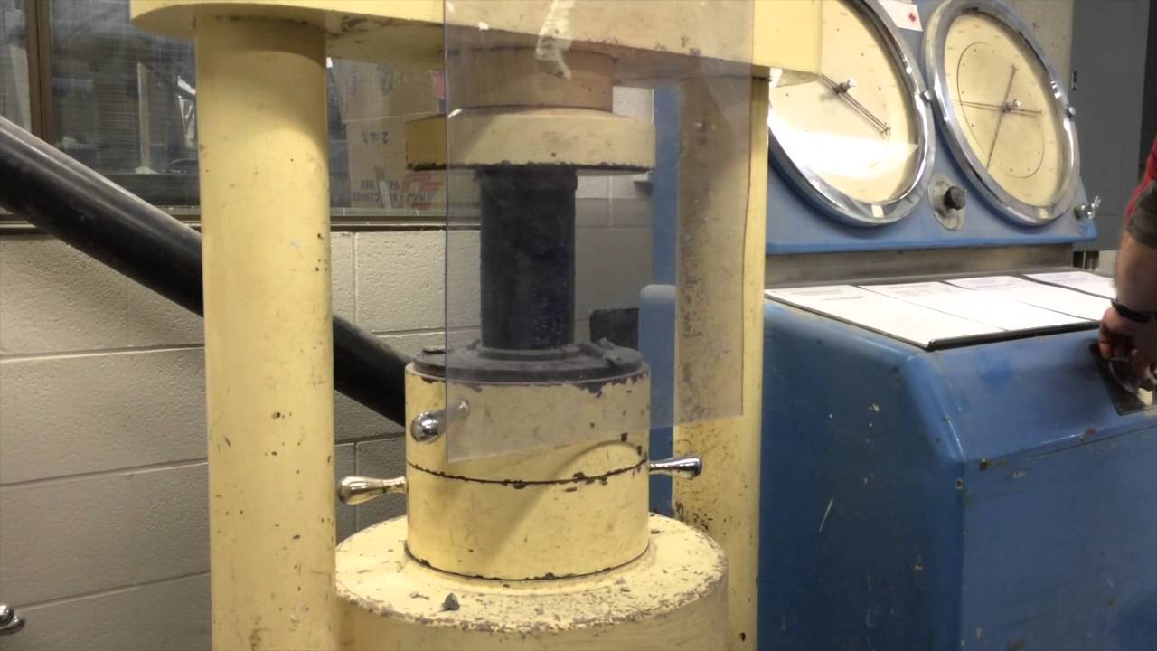 Explosive Concrete Cylinder Failure! - YouTube