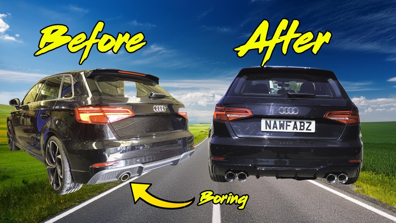 How To Transform Your Audi A3 8v To Audi S3 With This Exhaust Mod ...