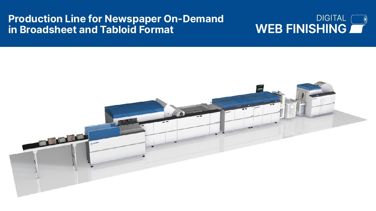 Production Line for Newspaper On Demand in Broadsheet and Tabloid ...