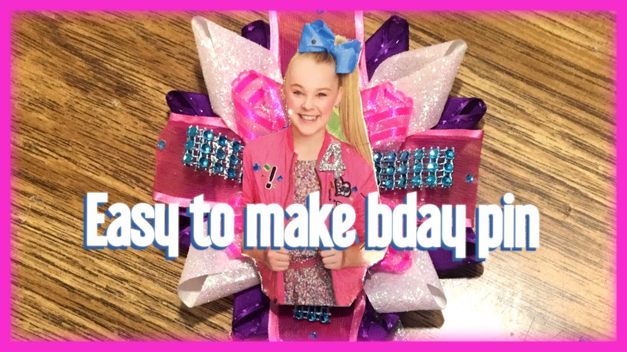 DIY BIRTHDAY PIN | WATCH ME MAKE IT | DIY| Life With Ri Ley - YouTube