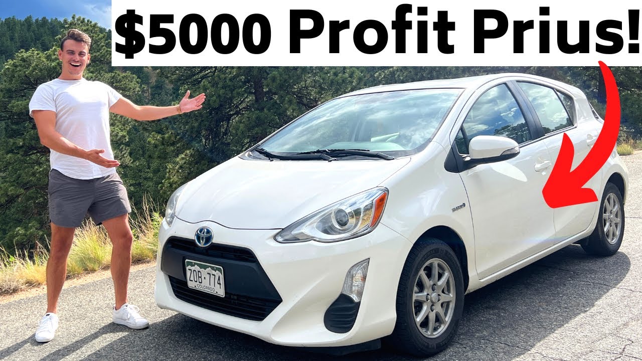 Wrecked and Neglected Prius Gets Fixed and Flipped for HUGE Profit ...