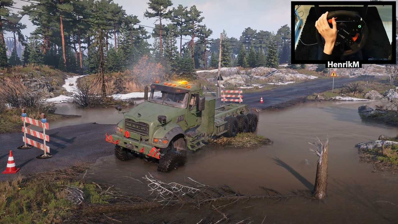 NEW Map! (Season 11 DLC Scandinavia) | Mack Defense m917 | SnowRunner ...
