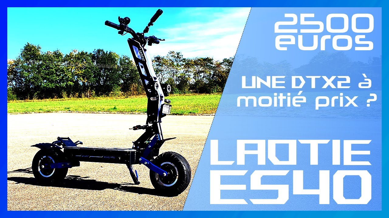 Laotie ES40 Pro - Test de la nouvelle trottinette de chez Banggood. Une ...