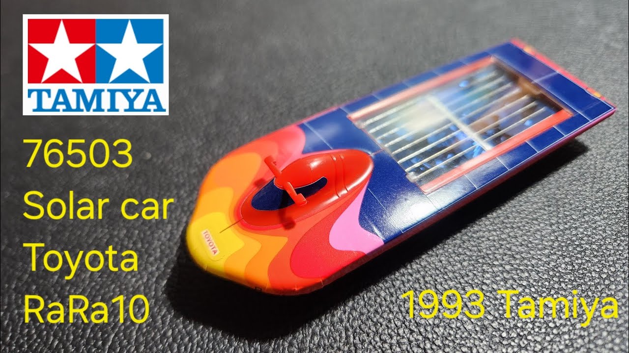 1993 Tamiya 76503 solar car toyota rara10 - YouTube