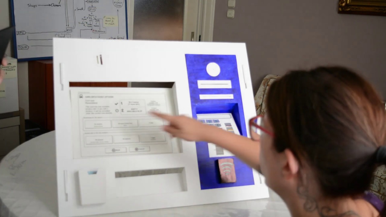 Wireframe usability test for ticket vending machine. - YouTube