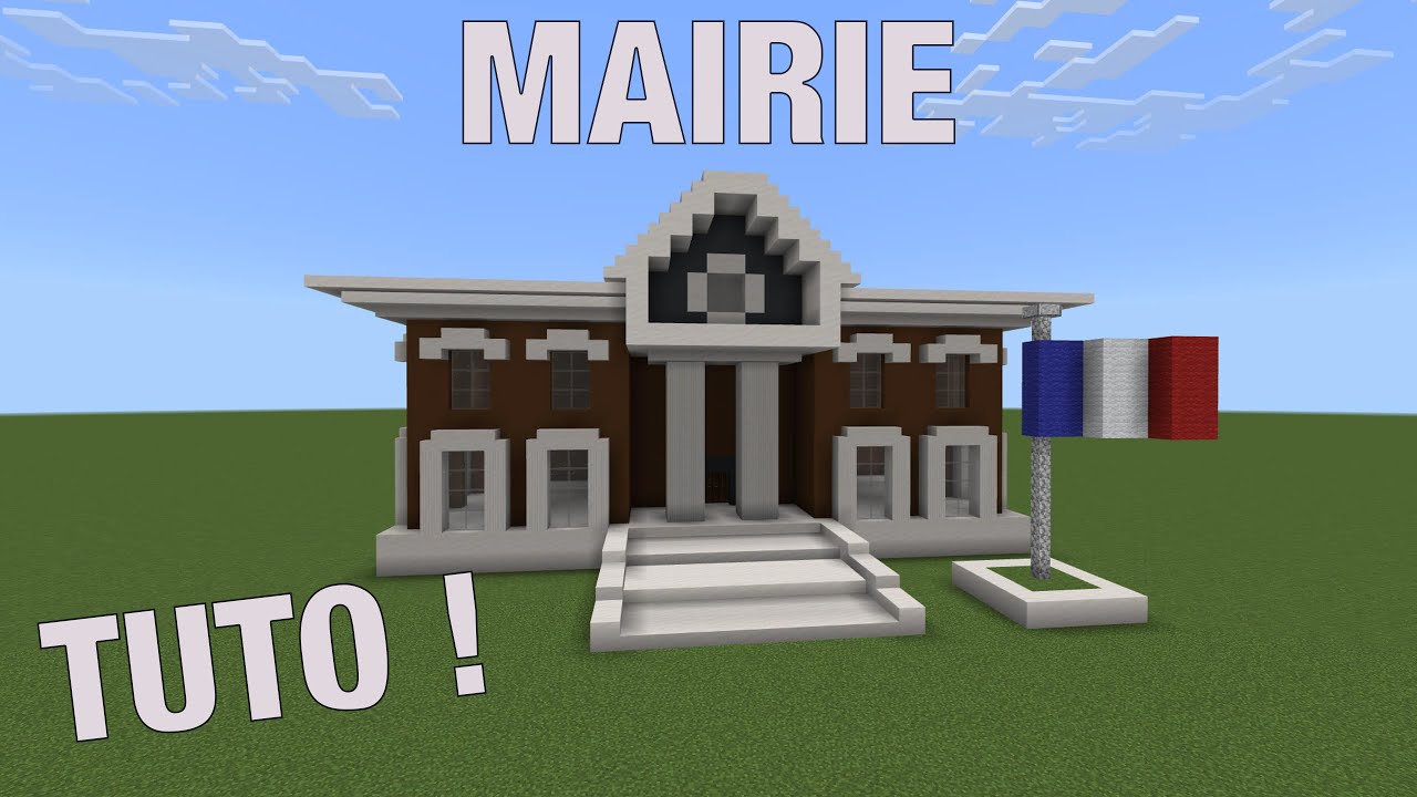Comment faire une MAIRIE ? MINECRAFT PS4 - YouTube