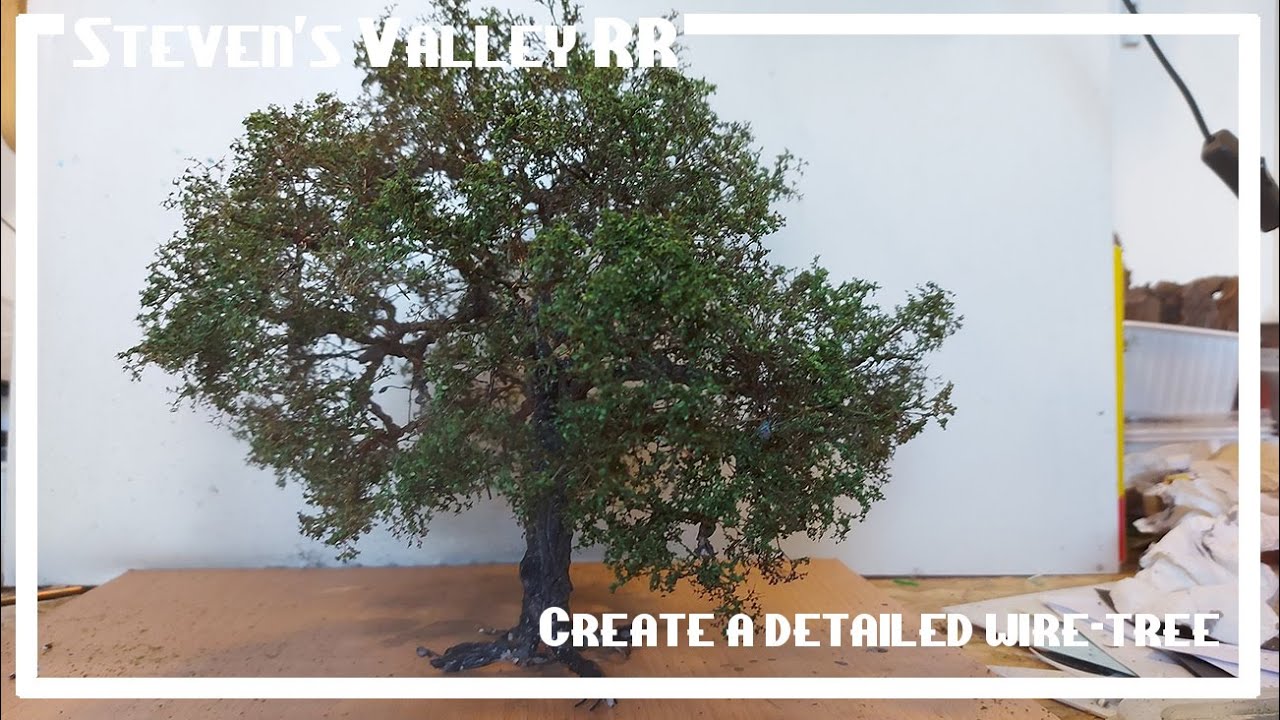 Create a detailed realistic wire tree - YouTube