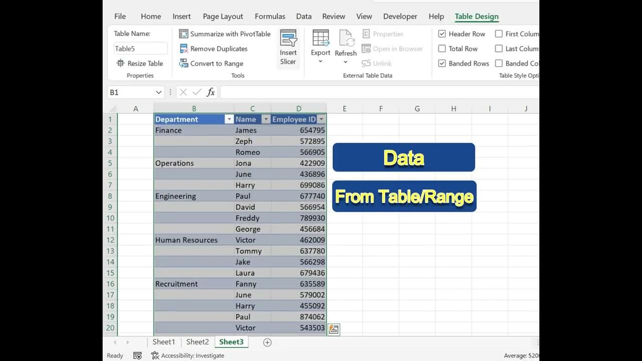 How to use Fill Down Function | Microsoft Excel Power Query - #Tutorial #fill #powerquerytips ...