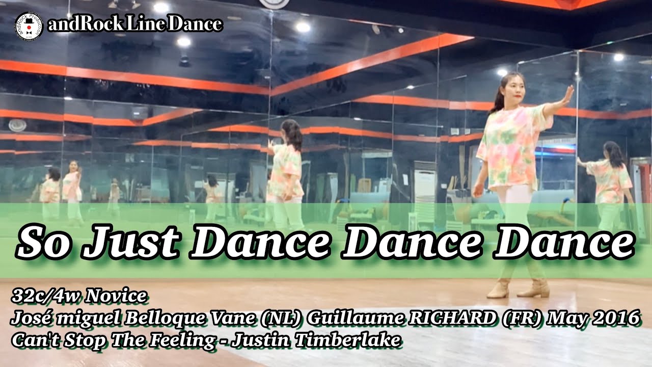 So Just Dance Dance Dance Line Dance(Novice) - Demo - YouTube
