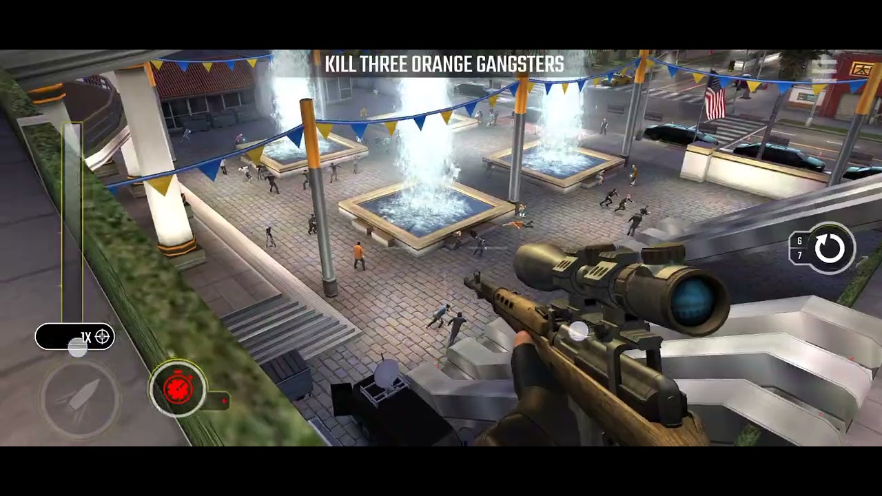 Pure sniper Z23-Kill three orange gangsters - YouTube