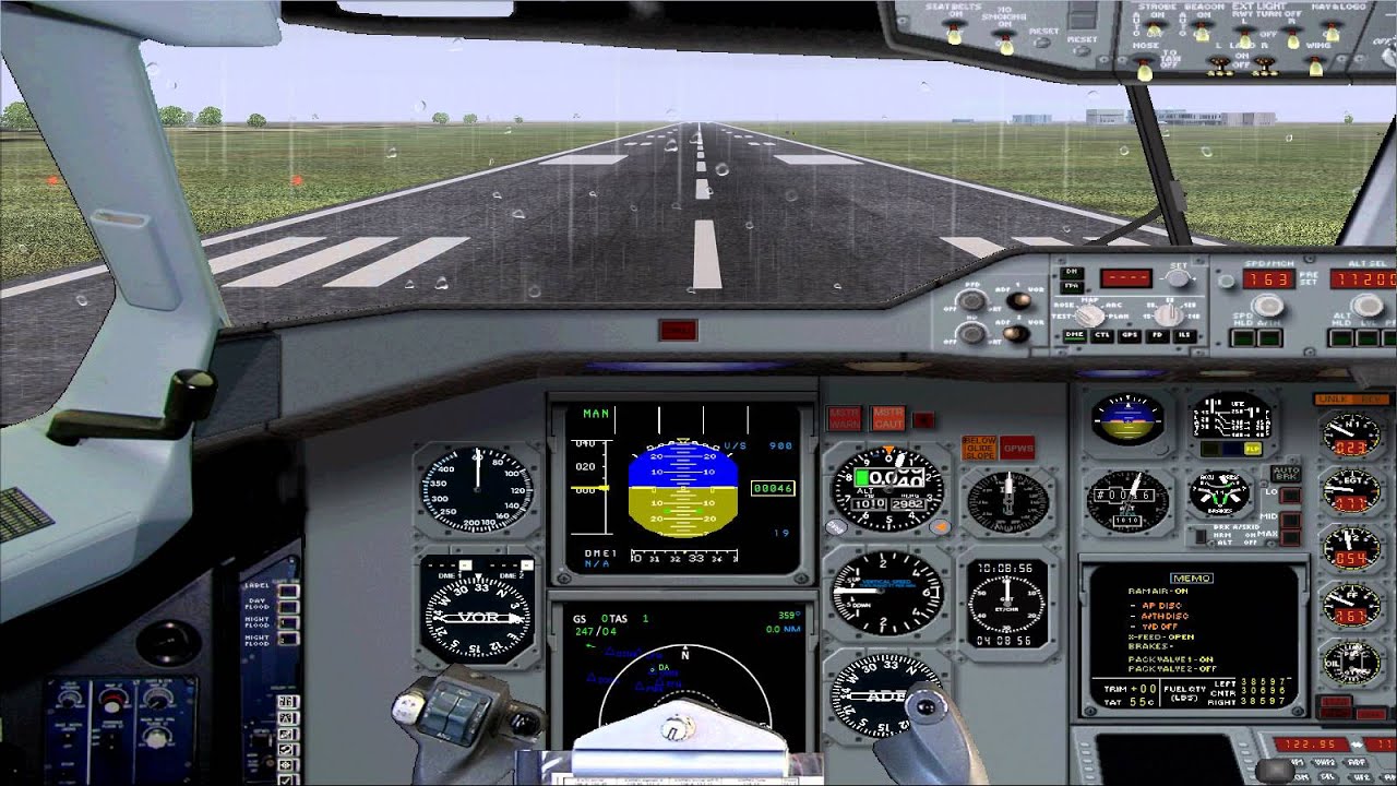 A300/310 panel FS2004 - YouTube