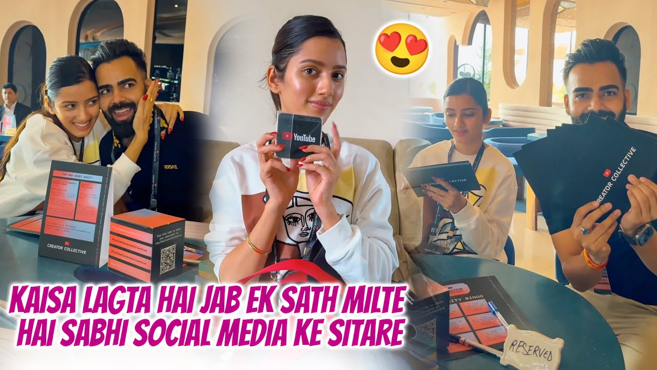 Kaisa Lagta hai Jab Ek Sath Milte hai Sabhi Social Media ke Sitare 😍 ...