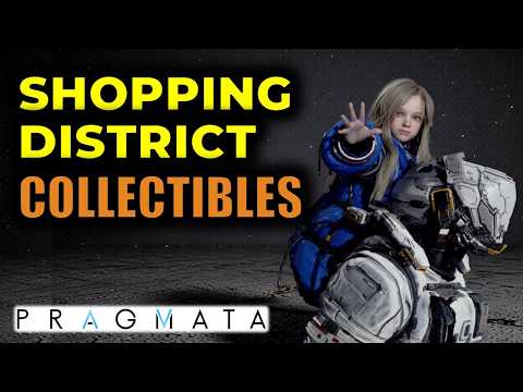 Pragmata: All Shopping District Collectibles Locations (Safe Box, Mods, Red gate Key, Mini Cabin)