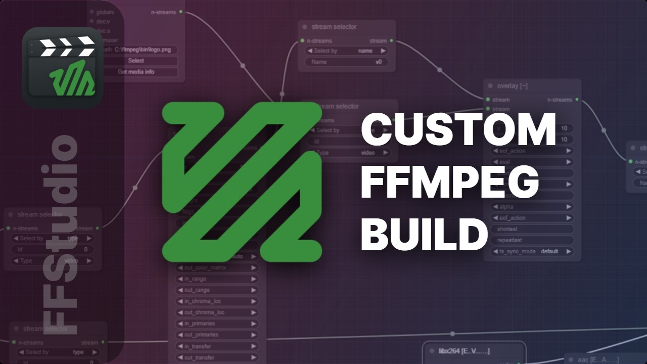 Use Custom FFmpeg Builds in FFStudio | Run Your Own Modified FFmpeg with Custom Filters - YouTube