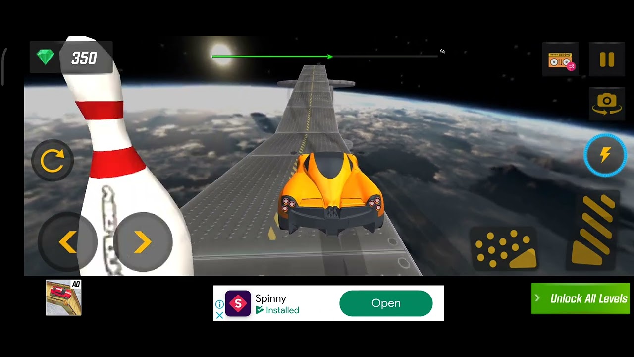 Car Racing On space 🚀 -Android game play 😮 - YouTube