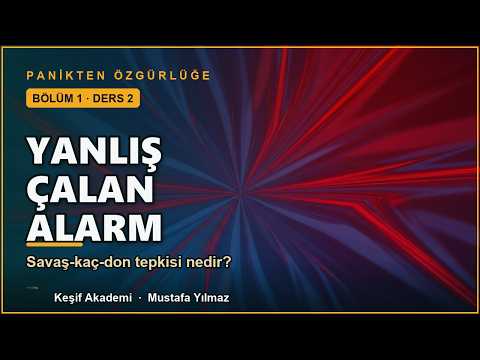 Savaş-Kaç-Don Tepkisi: Alarm Sistemi Neden Yanlış Tetiklenir? | Panikten Özgürlüğe (BDT)