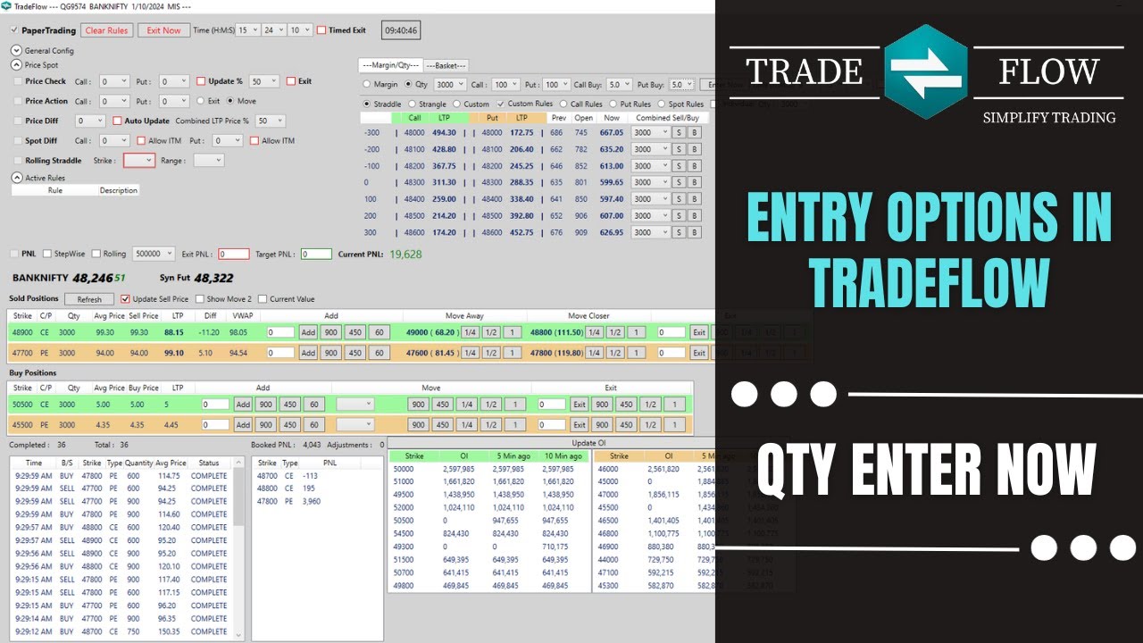 TradeFlow - Enter Based on Quantity - YouTube