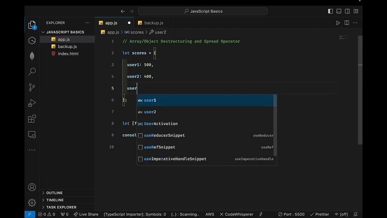 Beginners' Crash Course: Unraveling Object and Array Destructuring - YouTube