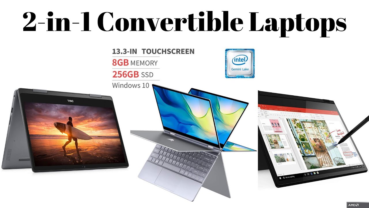 Convertible Laptops , Best 2 in 1 Laptops 2020 - YouTube