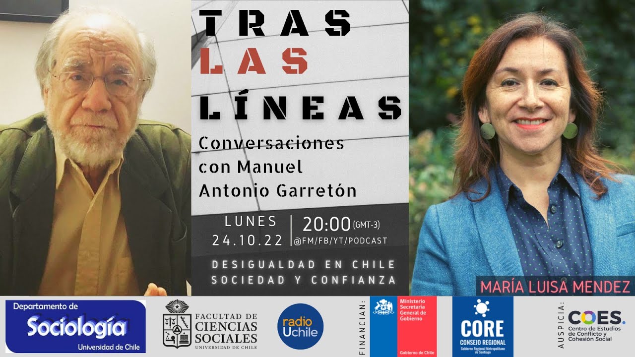 'Tras las Líneas. Conversaciones con Manuel Antonio Garretón' ft. María ...