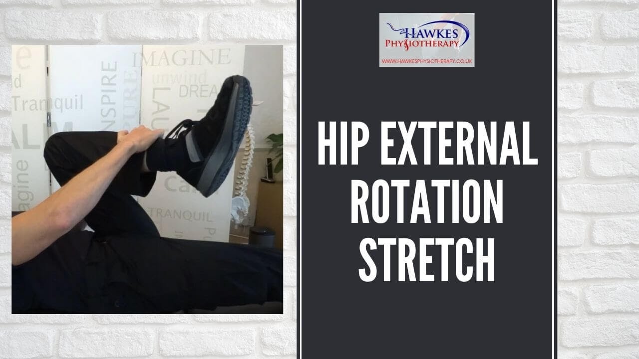 Hip External rotation stretch - YouTube