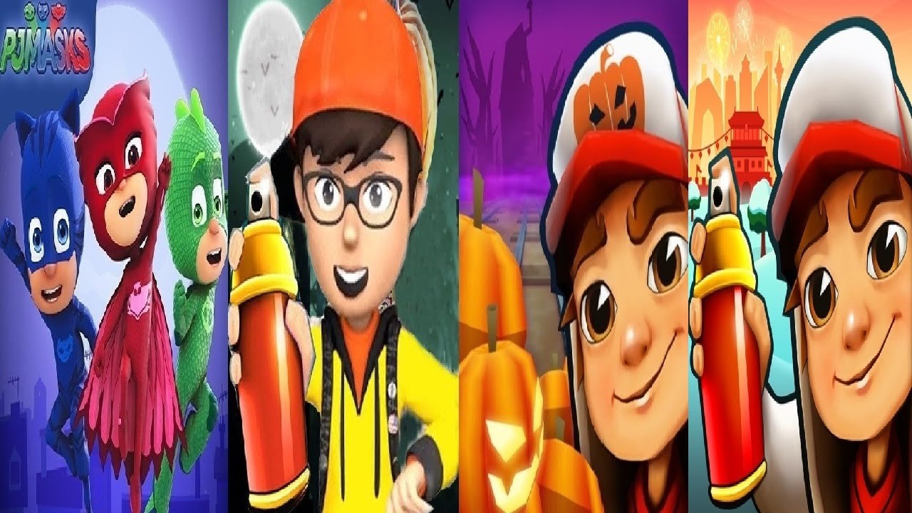 Subway Surfers Cambridge Halloween 2020 VS Journey to the East PJ Masks ...