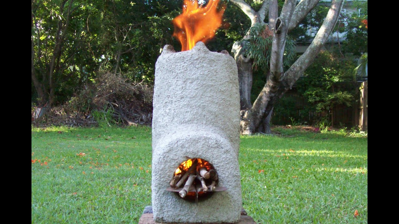 Rocket Stove Easy Build - YouTube