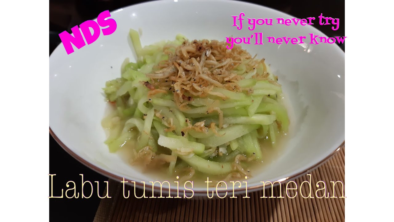Cara buat Resep labu tumis teri medan #recipe - YouTube