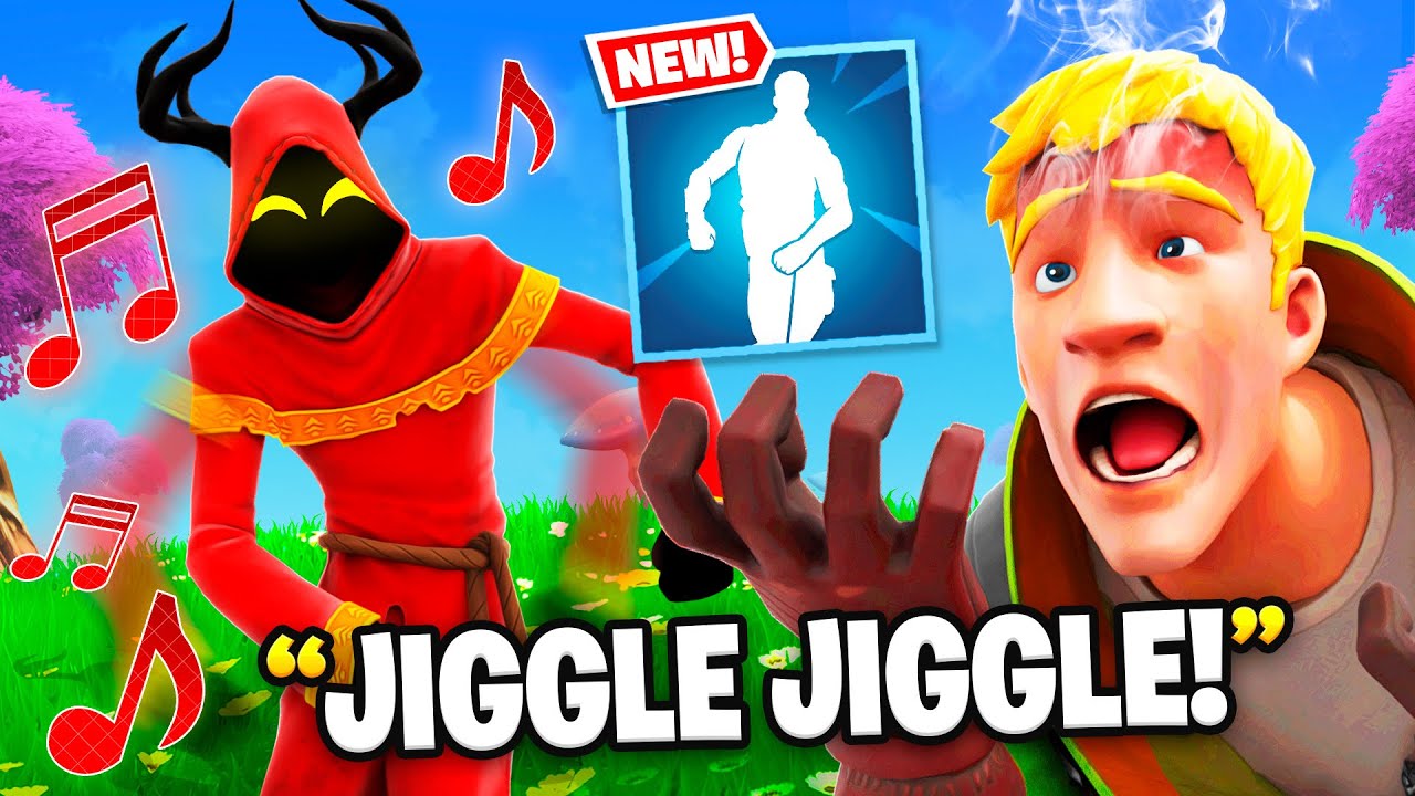Trolling With NEW "Jiggle Jiggle" TikTok Emote.. (Fortnite) - YouTube