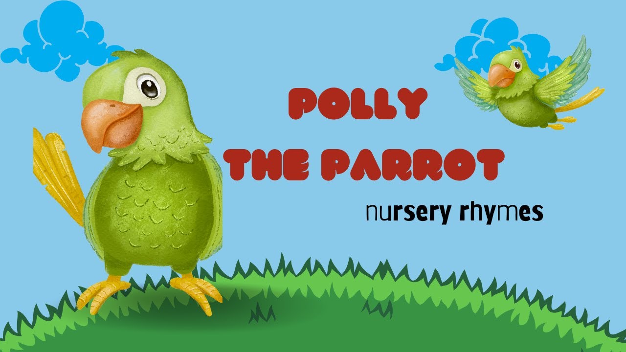 Polly The Parrot | kids song | kids rhymes #parrotsong #kids - YouTube