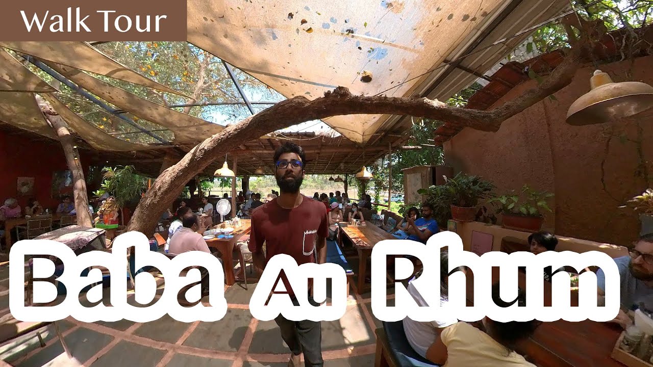 Cafe Baba Au Rhum || Goa | Cafe Walk Tour - YouTube