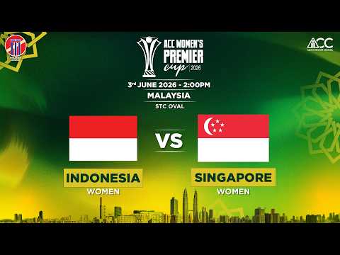 INDONESIA WOMEN vs SINGAPORE WOMEN | ACC Women's Premier Cup 2026 | Match 7
